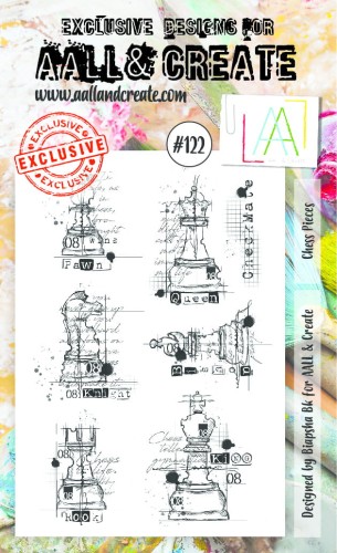 Stempel A6 "Chess Pieces" - AALL & Create (AALL-TP-122) w galeria MK ...