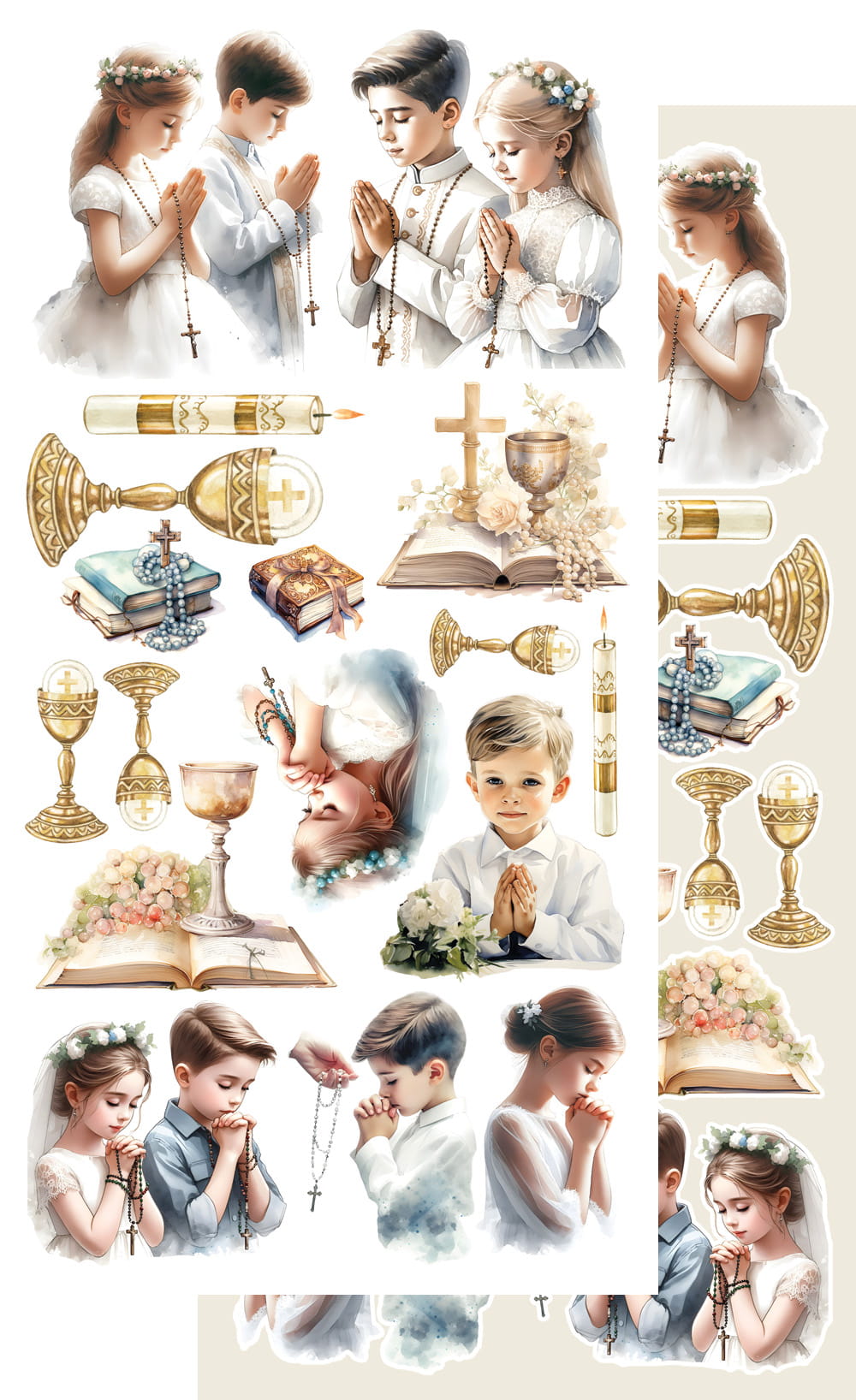 Zestaw papierów do scrapbookingu 15x30 First Holy Communion - Alchemy ...